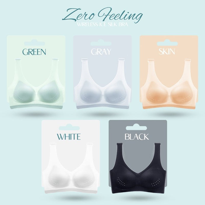Zero Feeling Wireless Ice Silk Bra – Snappicart